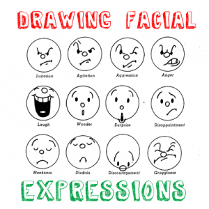 How to Draw Cartoon Emotions & Facial Expressions Drawing Lessons – How to Draw Step by Step ...