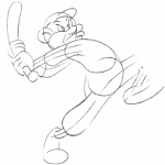 How to Draw Cartoon Baseball Players with Easy Step by Step Lesson ...