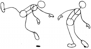 Here is a figure taking off for a high jump. – How to Draw Step by Step ...