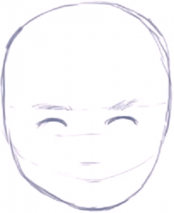 How to Draw a Baby’s Face / Head with Step by Step Drawing Instructions ...