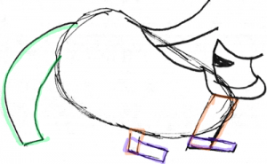 How to Draw Cartoon Raccoons with Easy Step by Step Drawing Lesson ...