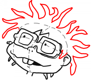 How to Draw Chuckie from Rugrats with Easy Drawing Tutorial – Page 2 ...