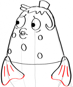 How to Draw Mrs Puff from Spongebob Squarepants Drawing Lesson – Page 2 ...