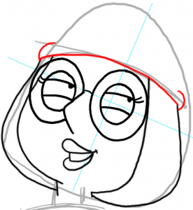 Step 14 How to Draw Meg Griffin from The Family Guy Drawing Tutorial ...