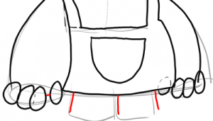 How to Draw Schnitzel from Chowder with Easy Step by Step Drawing ...