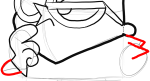 Step 16 – Drawing Dexter from Dexter’s Laboratory Step by Step ...