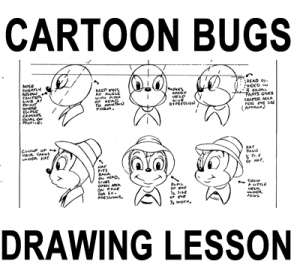 How to Draw Cartoon Bugs or Bumble Bees Head Drawing Tutorial – How to ...