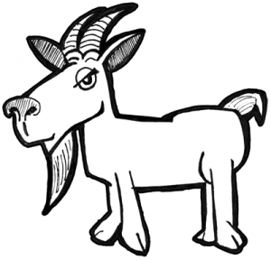How to Draw Cartoon Billy Goats with Simple Drawing Tutorial – How to ...