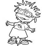 How to Draw Chuckie from Rugrats with Easy Drawing Tutorial – How to ...