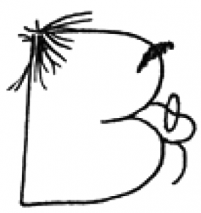 Drawing Comic Faces Out of Alphabet Letters – Letter B Cartooning for ...