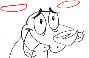 How to Draw Courage the Cowardly Dog with Easy Step by Step Drawing ...