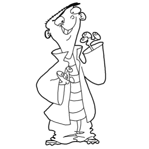 How to Draw Ed from Ed, Edd, and Eddy with Easy Step by Step Drawing ...