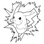 How to Draw Pikachu Attacking in Battle Pokemon Drawing Step by Step ...