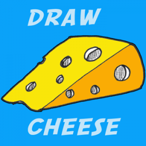 How to Draw Cheese with Easy Step by Step Drawing Lesson for Kids – How ...