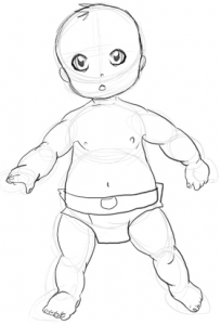 How to Draw a Baby : Drawing Babies Step by Step Lesson – How to Draw ...