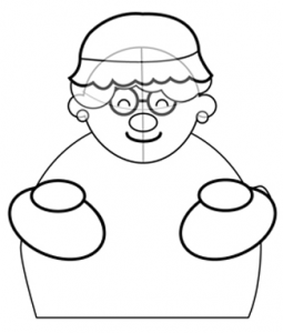 How to Draw Mrs. Clause for Christmas with Easy Step by Step Drawing ...