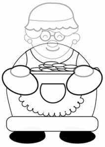 How to Draw Mrs. Clause for Christmas with Easy Step by Step Drawing ...