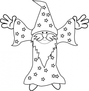 How to Draw Cartoon Wizards with Easy Step by Step Drawing Lesson for ...