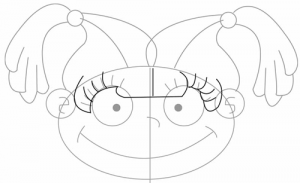 How to Draw Angelica Pickles from Rugrats with Step by Step Drawing ...