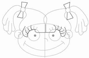 How to Draw Angelica Pickles from Rugrats with Step by Step Drawing ...