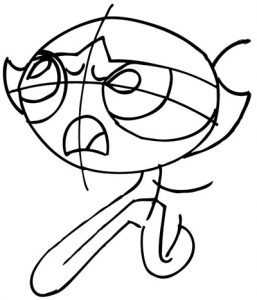 How to Draw Buttercup with Easy Step by Step Drawing Lesson – How to ...