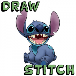 How to Draw Stitch from Lilo and Stitch with Easy Steps Drawing ...