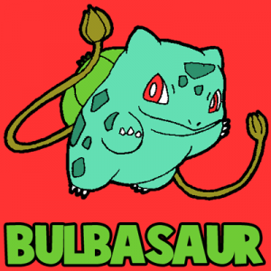 How to Draw Bulbasaur from Pokemon Step by Step Drawing Tutorial – How ...