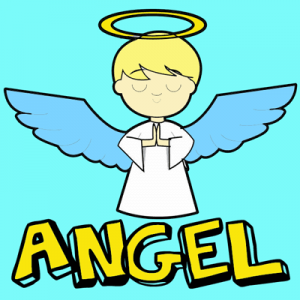 How to Draw Cartoon Angels in Easy Step by Step Drawing Tutorial – How ...