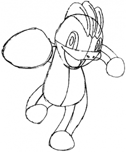 How to Draw Machop from Pokemon with Easy Step by Step Drawing Tutorial ...