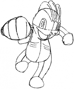 How to Draw Machop from Pokemon with Easy Step by Step Drawing Tutorial ...