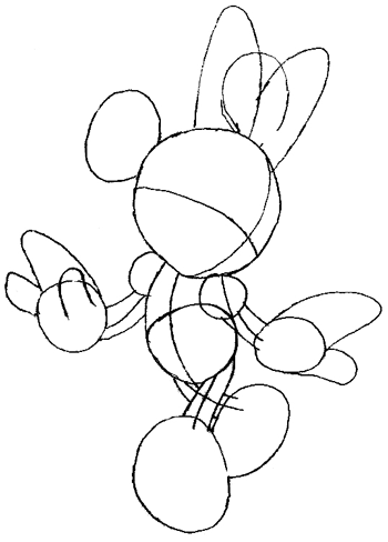 How To Draw Minnie Mouse Full Body