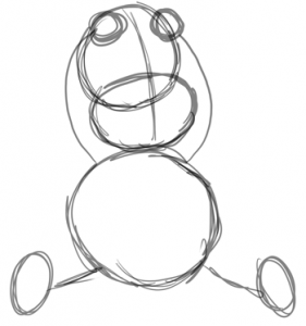 How to Draw Cartoon Baby New Year with Easy Step by Step Drawing ...