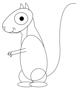 How to Draw Cartoon Squirrels in Simple Steps Drawing Tutorial – How to ...