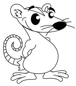 How to Draw Cartoon Opossum with Step by Step Drawing Tutorial – How to ...