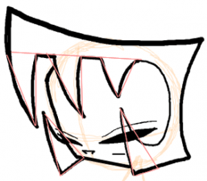 How to Draw Gaz from Invader Zim with Easy Step by Step Drawing ...