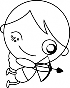 How to Draw Baby Cupid for Valentines Day Drawing Tutorial for Kids ...