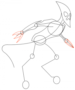 How to Draw XLR8 from Ben 10 with Simple Step by Step Drawing Tutorial ...