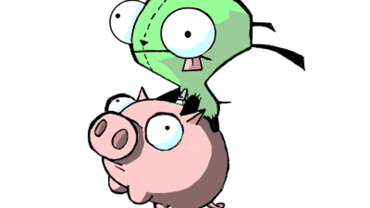 Invader Zim Piggy Drawing