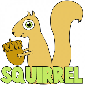 How to Draw Cartoon Squirrels in Simple Steps Drawing Tutorial – How to ...