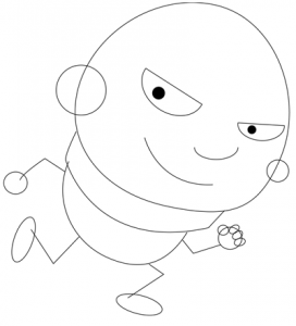 How to Draw Cartoon Thief Prowling in Easy Step by Step Drawing Lesson ...