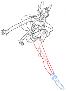 How to Draw Angewomon from Digimon with Step by Step Drawing Tutorial ...