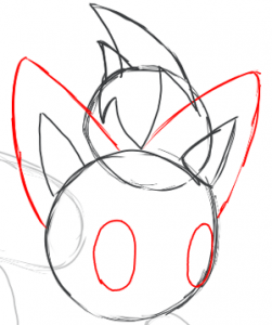 How to Draw Zorua from Pokemon in Easy Step by Step Drawing Tutorial ...