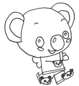 How to Draw Tolee Koala Bear from Kai-Lan in Easy Steps – How to Draw ...