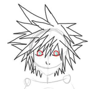 How to Draw Sora from Kingdom Hearts in Step by Step Drawing Tutorial ...
