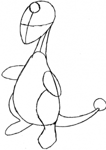 How to Draw Ampharos from Pokemon in Easy Steps Drawing Tutorial – How ...