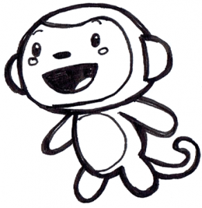 How to Draw HoHo Monkey from Kai-Lan Step by Step Drawing Tutorial ...