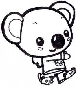 How to Draw Tolee Koala Bear from Kai-Lan in Easy Steps – How to Draw ...