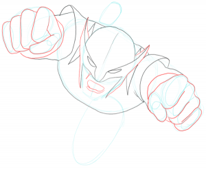 How to Draw Wolverine from Marvel Comics Step by Step Drawing Lesson ...