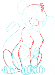 How to Draw Simba from Lion King Step by Step Drawing Tutorial – How to ...