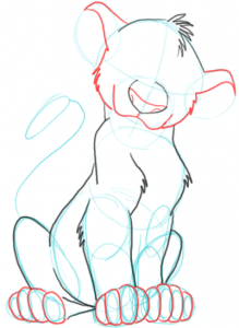 How to Draw Simba from Lion King Step by Step Drawing Tutorial – Page 2 ...